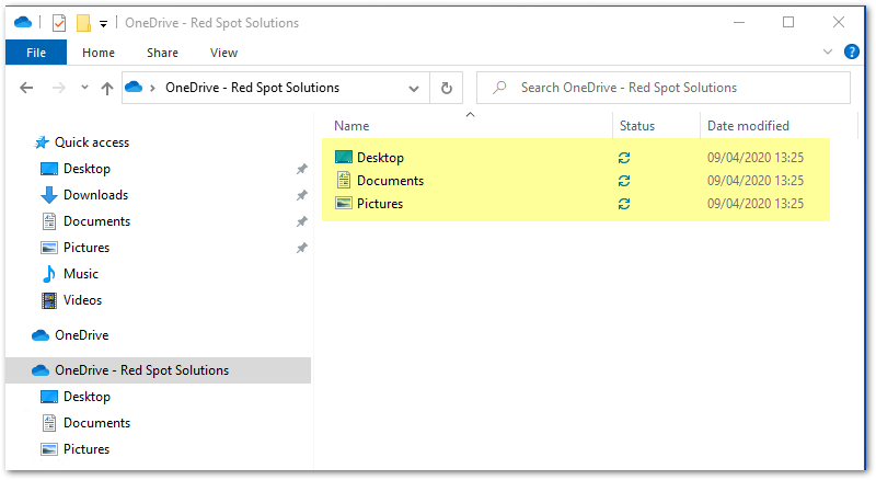 How to backup Desktop, Documents and Pictures folders to OneDrive | GRS ...